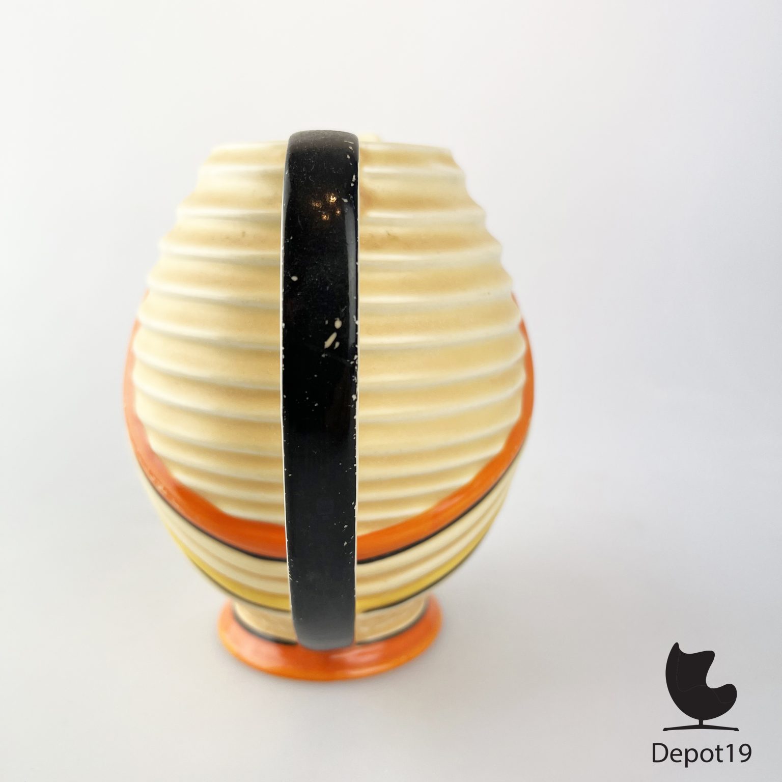 Wade Pottery kan 407 Engeland Art Deco oranje 1930s - Depot19.com